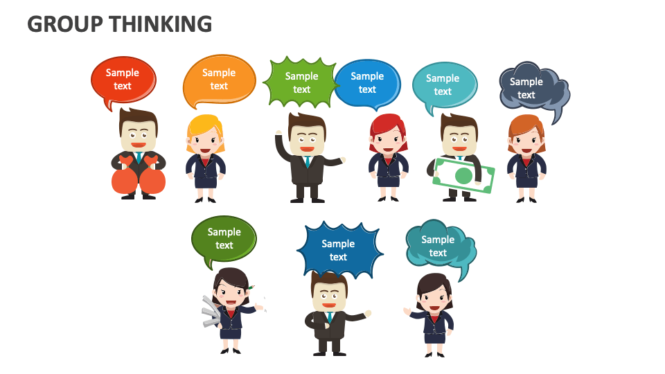 Group Thinking Template for PowerPoint and Google Slides - PPT Slides