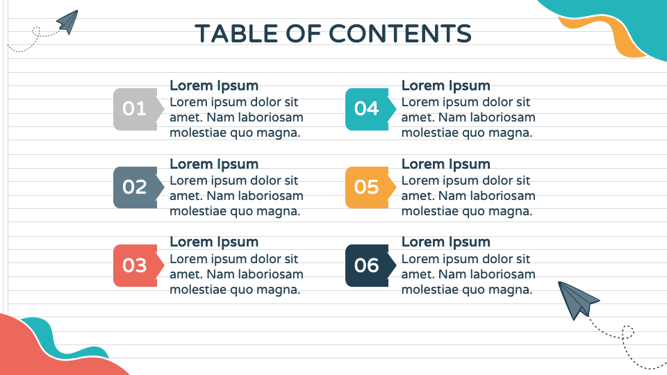 Free Online Notebook Presentation Theme for Google Slides and PowerPoint