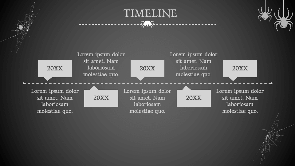 Free Spider Background Presentation Theme for Google Slides and PowerPoint