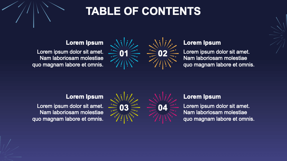 Free Fireworks Presentation Theme for PowerPoint and Google Slides ...