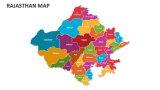 Rajasthan Map for Google Slides and PowerPoint - PPT Slides