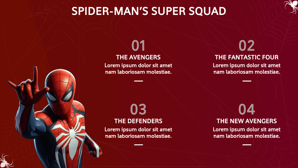 Free - Spiderman Presentation Theme for Google Slides and PowerPoint ...