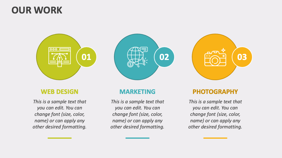 Our Work PowerPoint and Google Slides Template - PPT Slides