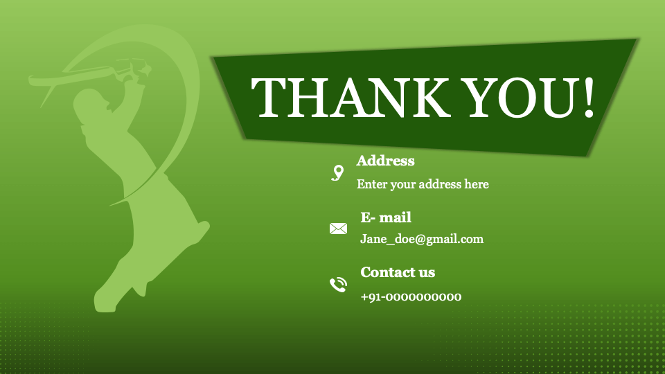 Free Box Cricket Presentation Theme for Google Slides and PowerPoint