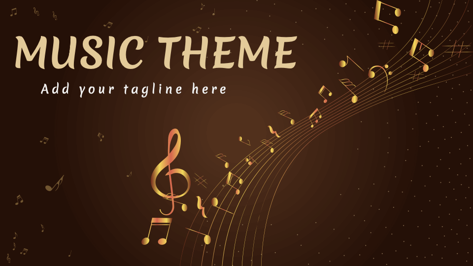 Free Music Presentation Theme for Google Slides and PowerPoint