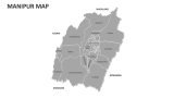 Manipur Map for Google Slides and PowerPoint - PPT Slides