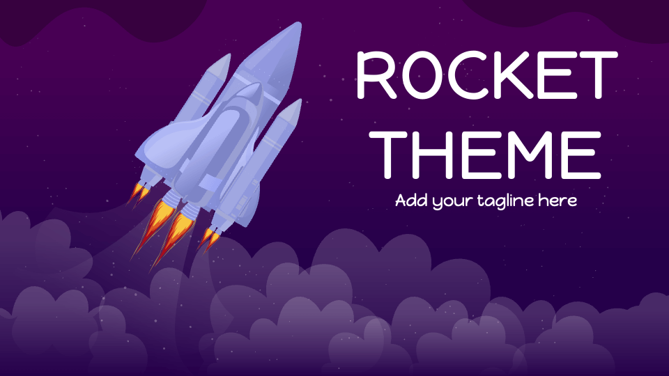 Free Rocket Theme for Google Slides and PowerPoint