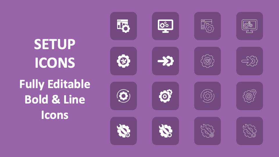 Setup Icons for Google Slides and PowerPoint