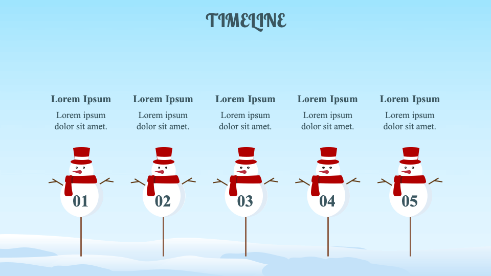 Snowman Presentation Theme for PowerPoint and Google Slides - PPT Slides