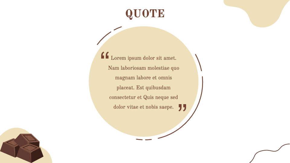 Chocolate Presentation Theme for PowerPoint and Google Slides - PPT Slides