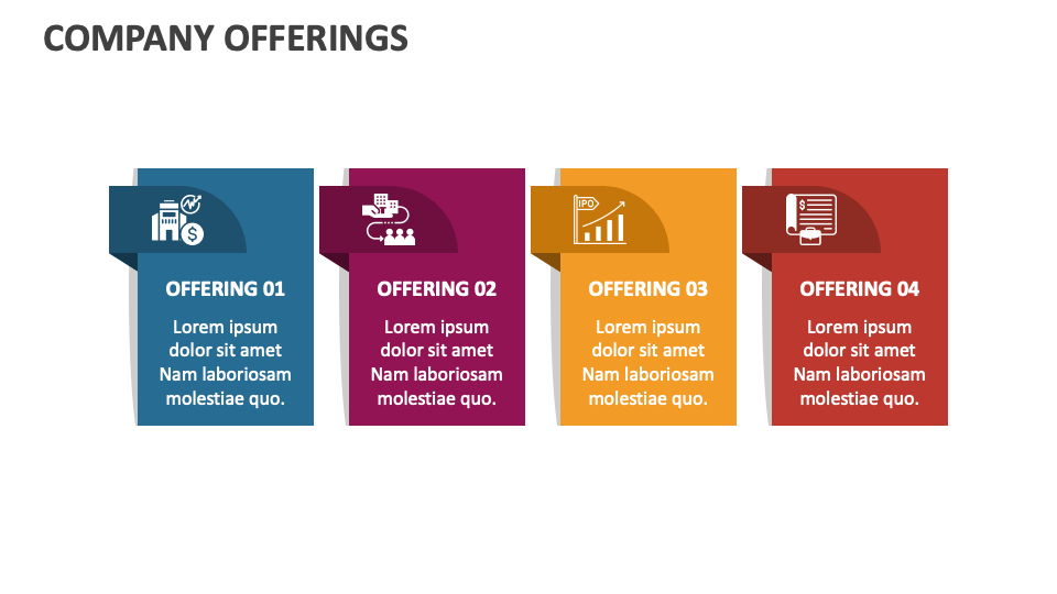Company Offerings Template for Google Slides and PowerPoint - PPT Slides