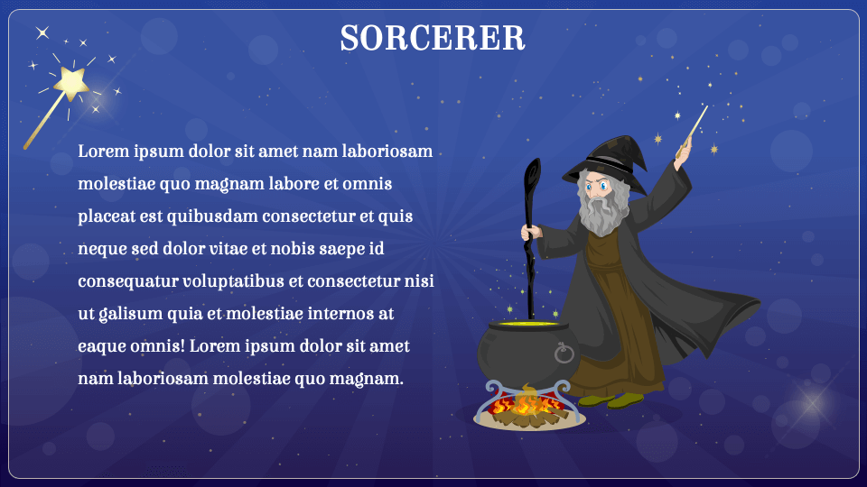 Free Magic Presentation Theme for Google Slides and PowerPoint