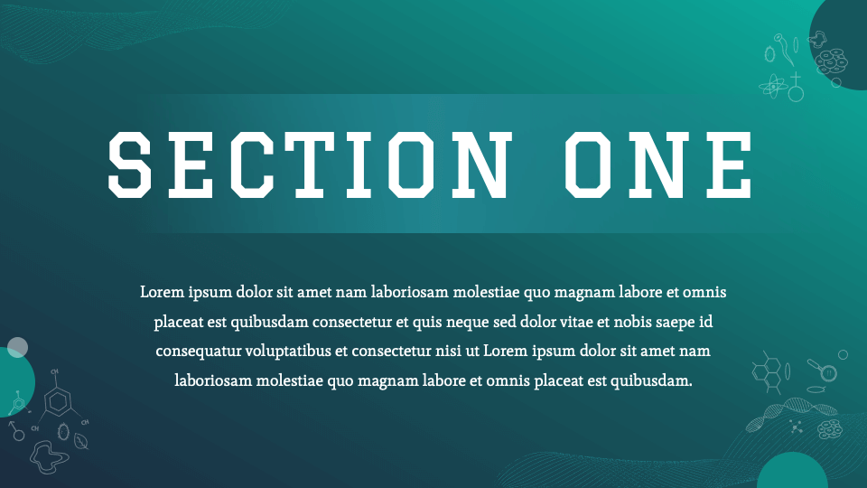 Free Biology Background Presentation for Google Slides and PowerPoint