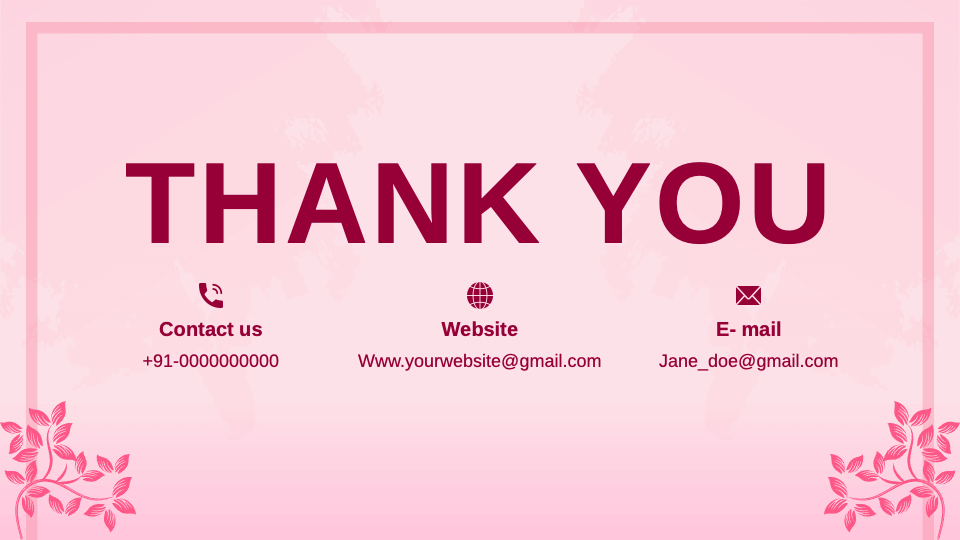 Pink Background Presentation Theme for Google Slides and PowerPoint ...