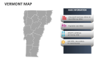Vermont Map for Google Slides and PowerPoint - PPT Slides