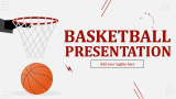 Free Basketball Presentation Theme for Google Slides and PowerPoint