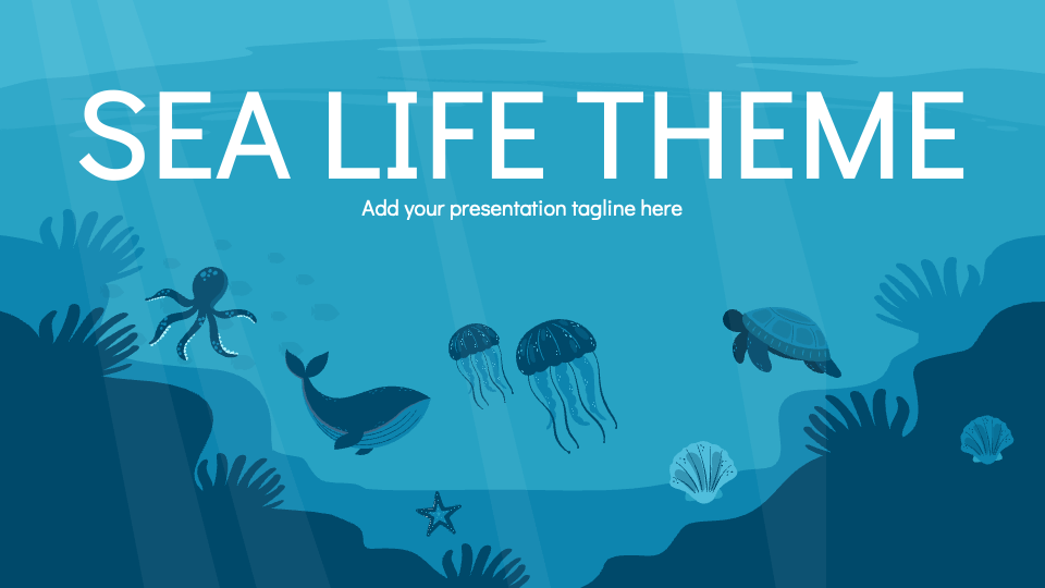 Free Sea Life Theme for Google Slides and PowerPoint