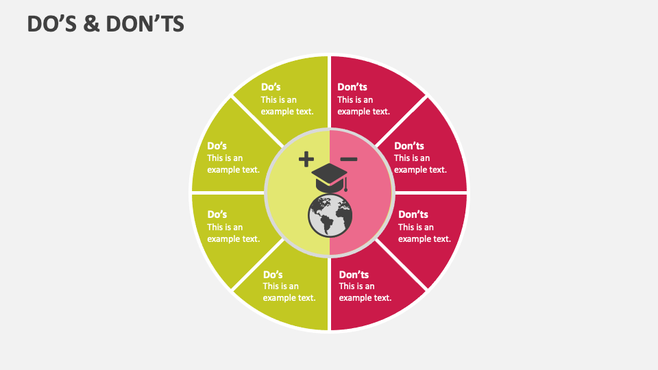 Do's and Don’ts Template for PowerPoint and Google Slides - PPT Slides