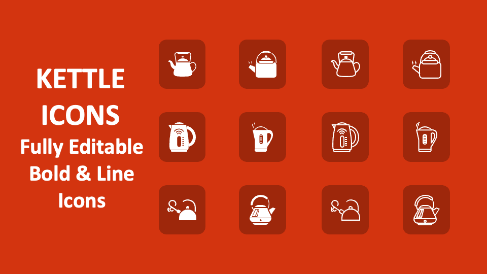 Kettle Icons for Google Slides and PowerPoint