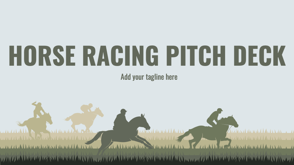 Horse Racing Pitch Deck for PowerPoint and Google Slides - PPT Slides