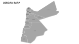 Jordan map for Google Slides and PowerPoint - PPT Slides