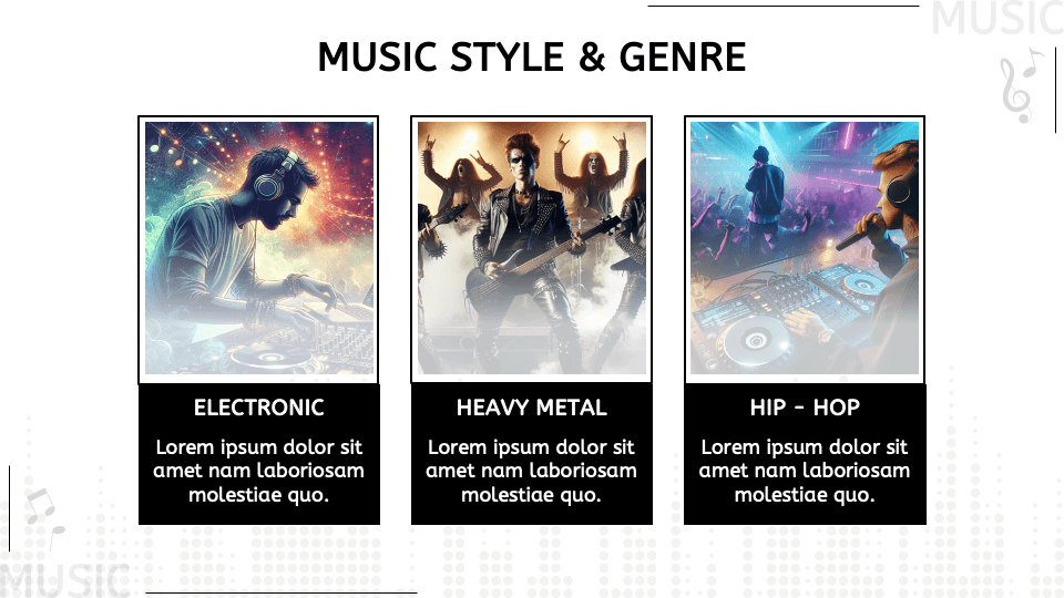 Free Musician Portfolio Presentation Template for Google Slides and ...