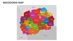 Macedonia Map for Google Slides and PowerPoint - PPT Slides