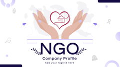 Free NGO Company Profile Presentation for Google Slides and PowerPoint
