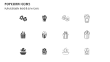 Popcorn Icons for Google Slides and PowerPoint