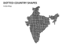 Dotted Country Shapes for Google Slides and PowerPoint - PPT Slides