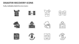 Disaster Recovery Icons for PowerPoint and Google Slides - PPT Slides