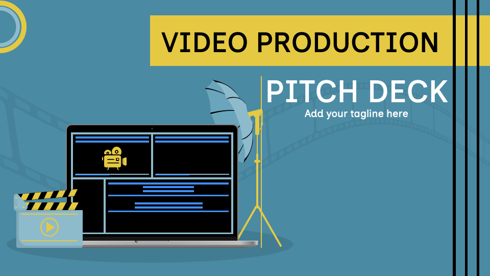 Video Production Pitch Deck for PowerPoint and Google Slides - PPT Slides