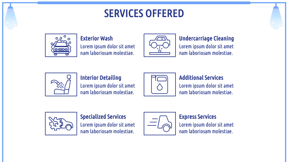 Car Wash Business Plan PowerPoint and Google Slides Template - PPT Slides