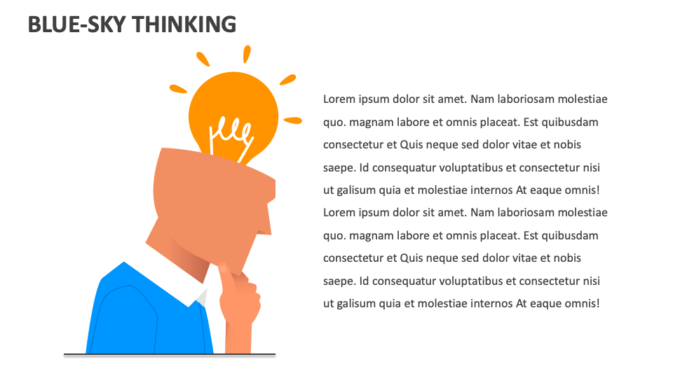 blue sky thinking examples