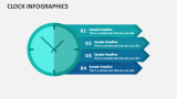 Clock Infographics PowerPoint and Google Slides Template - PPT Slides