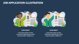 Job Application Illustration for Google Slides and PowerPoint - PPT Slides