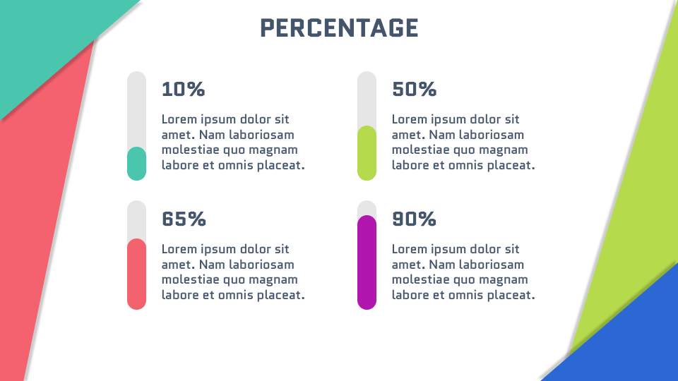 Free Geometric Papercut Presentation Theme for Google Slides and PowerPoint