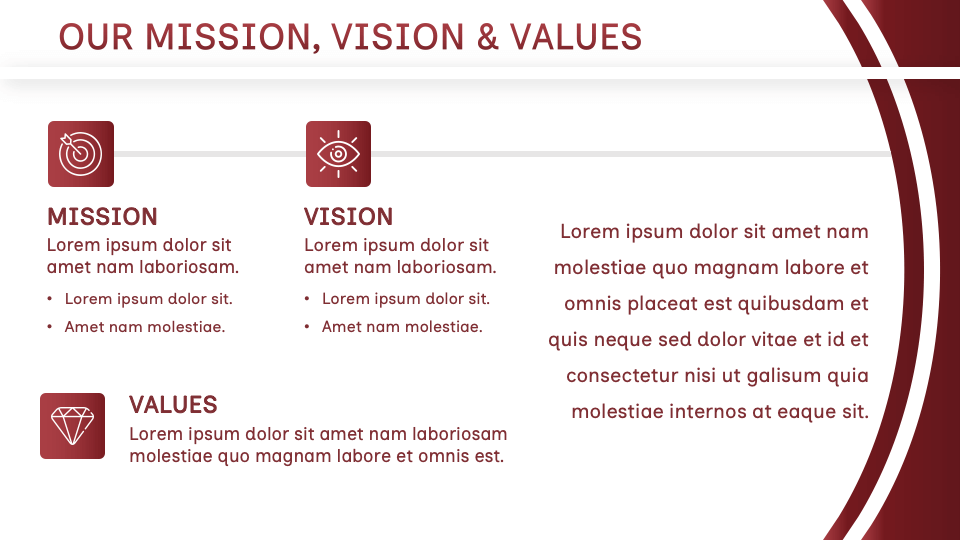 Red and White Presentation Theme for Google Slides and PowerPoint - PPT ...