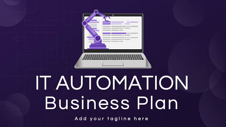 IT Automation Business Plan Template for Google Slides and PowerPoint ...