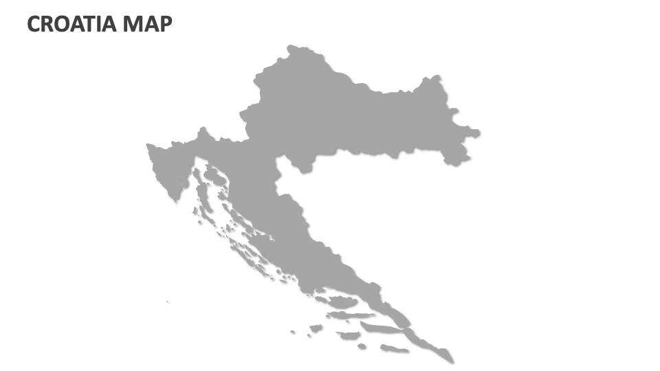 Croatia Map for Google Slides and PowerPoint - PPT Slides