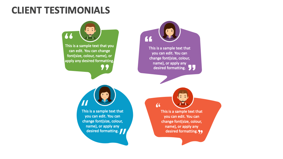 Client Testimonials PowerPoint and Google Slides Template - PPT Slides