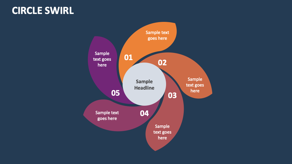 Circle Swirl PowerPoint and Google Slides Template - PPT Slides