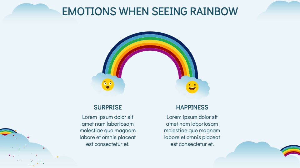 Free Rainbow Presentation Theme for Google Slides and PowerPoint