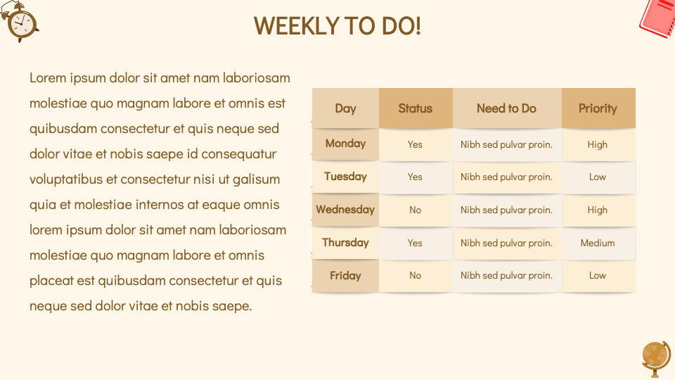 Free - My Class Agenda Presentation Template for Google Slides and ...