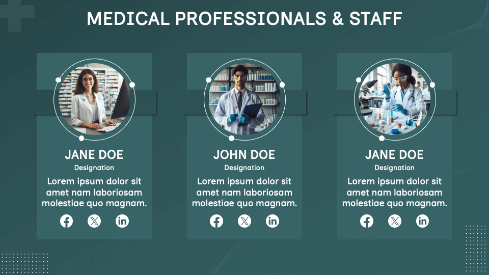 Medical Services Company Profile Template for Google Slides and ...
