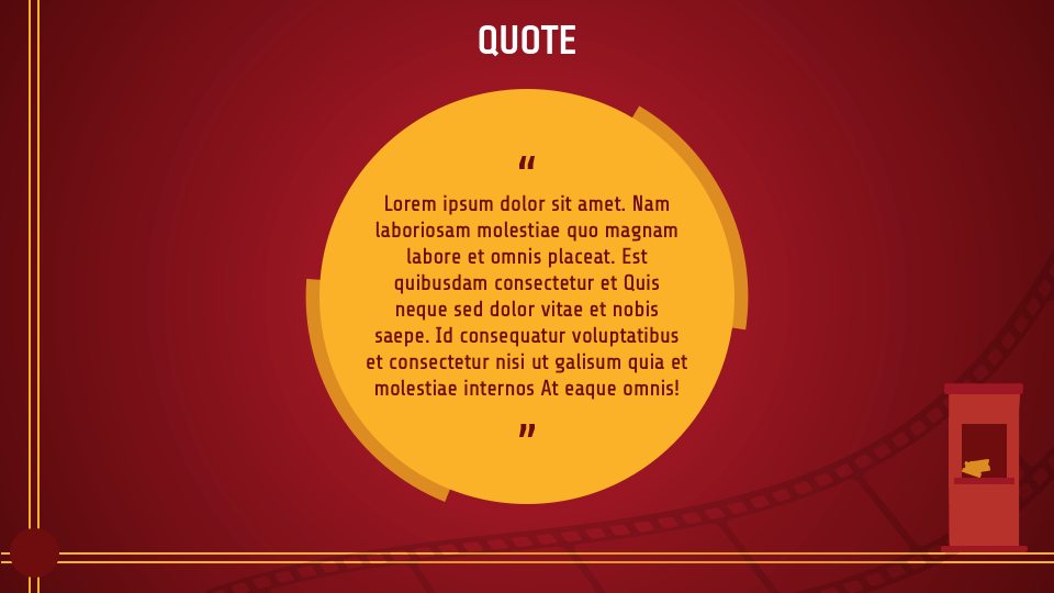 Free Box Office Presentation Theme for Google Slides and PowerPoint