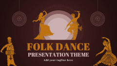 Free Folk Dance Presentation Theme for Google Slides and PowerPoint