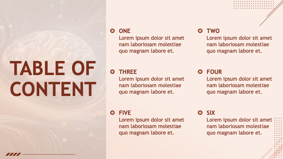 Free Brain Presentation Theme for Google Slides and PowerPoint