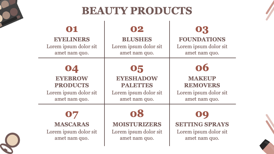 Free Beauty Services Presentation for Google Slides and PowerPoint