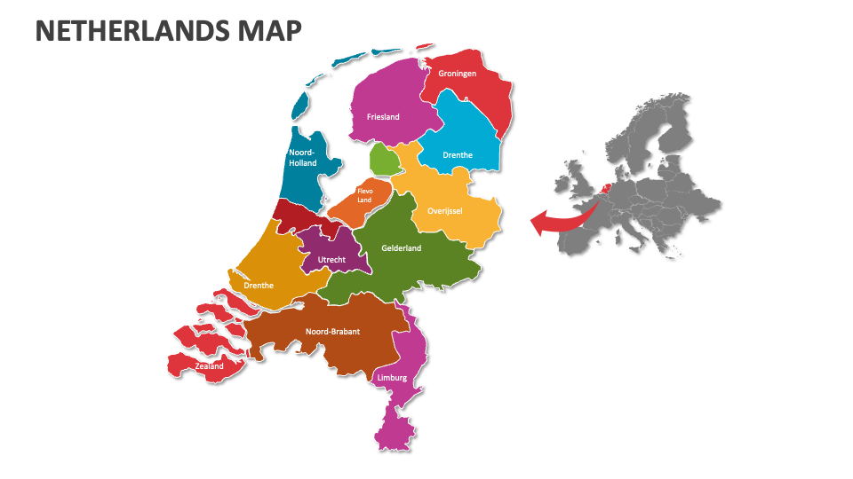 Netherlands Map for Google Slides and PowerPoint - PPT Slides